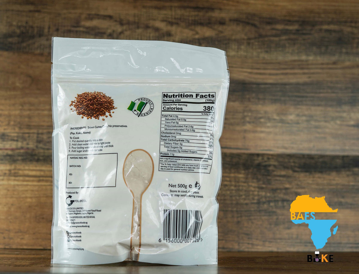 GraceCo Foods Guinea Corn Powder (Ogi Baba) - 500G – Best of Africa's ...